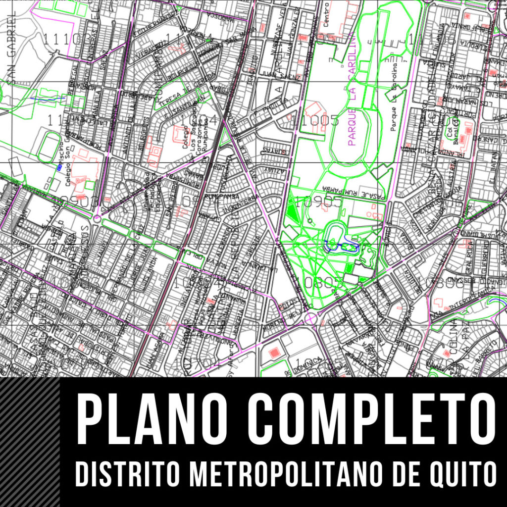 Descarga el Mapa Completo del Distrito Metropolitano de Quito en ...