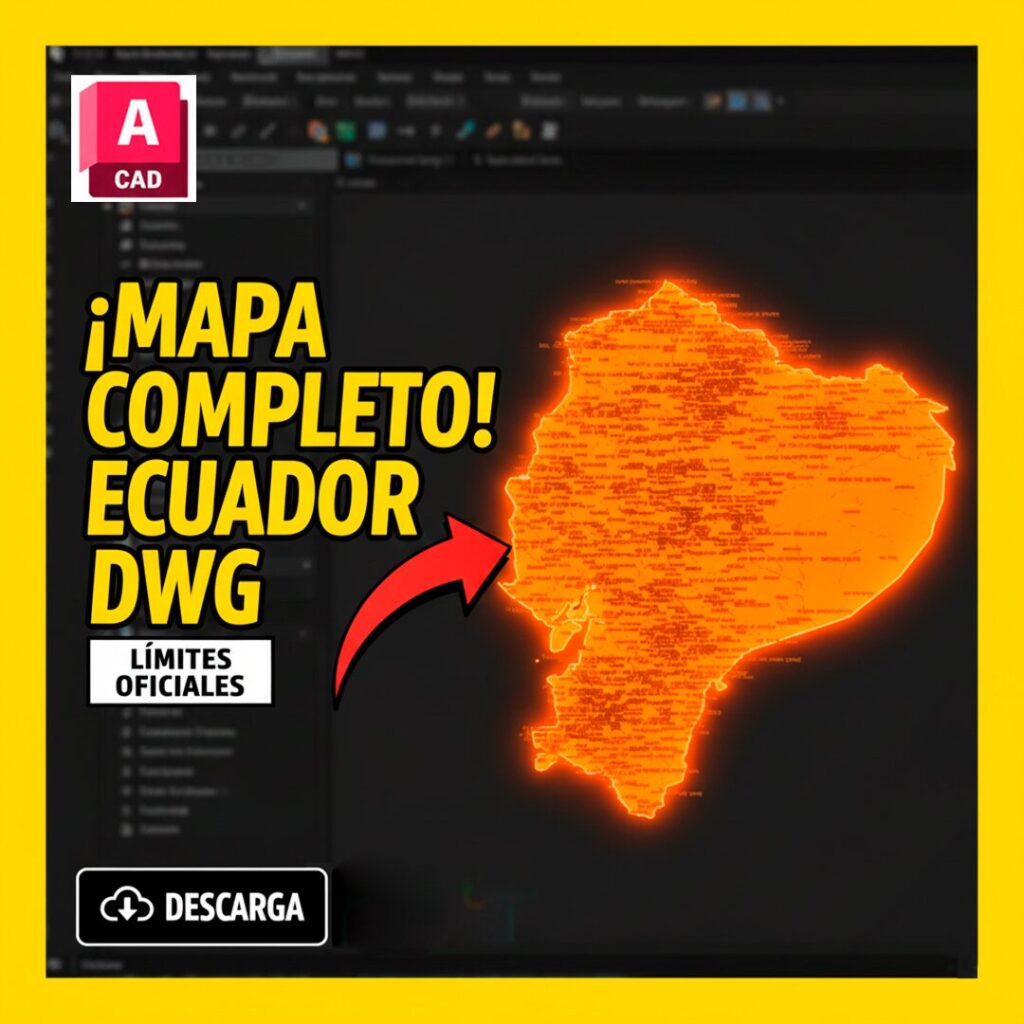 DESCARGA KIT MAPAS DE ECUADOR EN AUTOCAD .DWG - ARQUITECTURA ID-ART