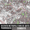 MAPA PREDIAL PARROQUIA CUMBAYÁ DM QUITO + CURVAS DE NIVEL ...