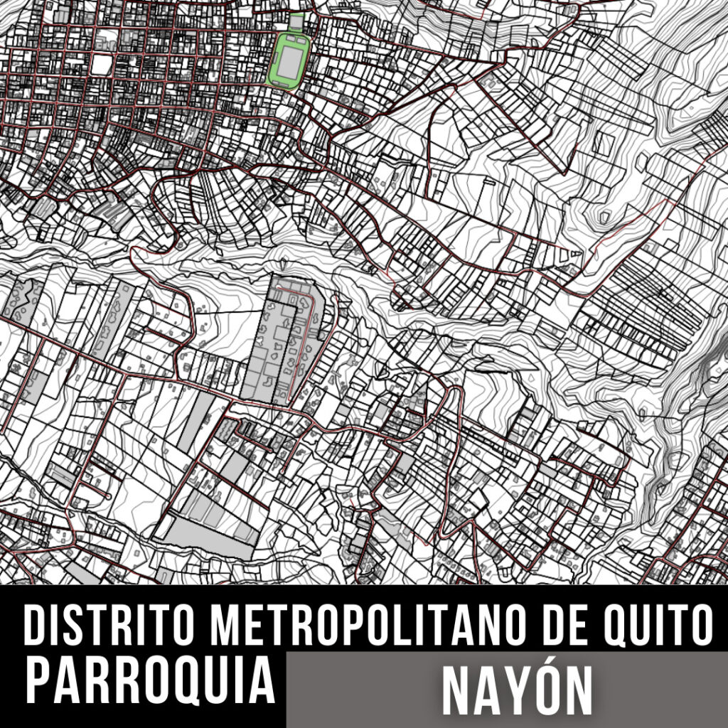 MAPA PREDIAL PARROQUIA NAYÓN DM QUITO + CURVAS DE NIVEL - ARQUITECTURA ...