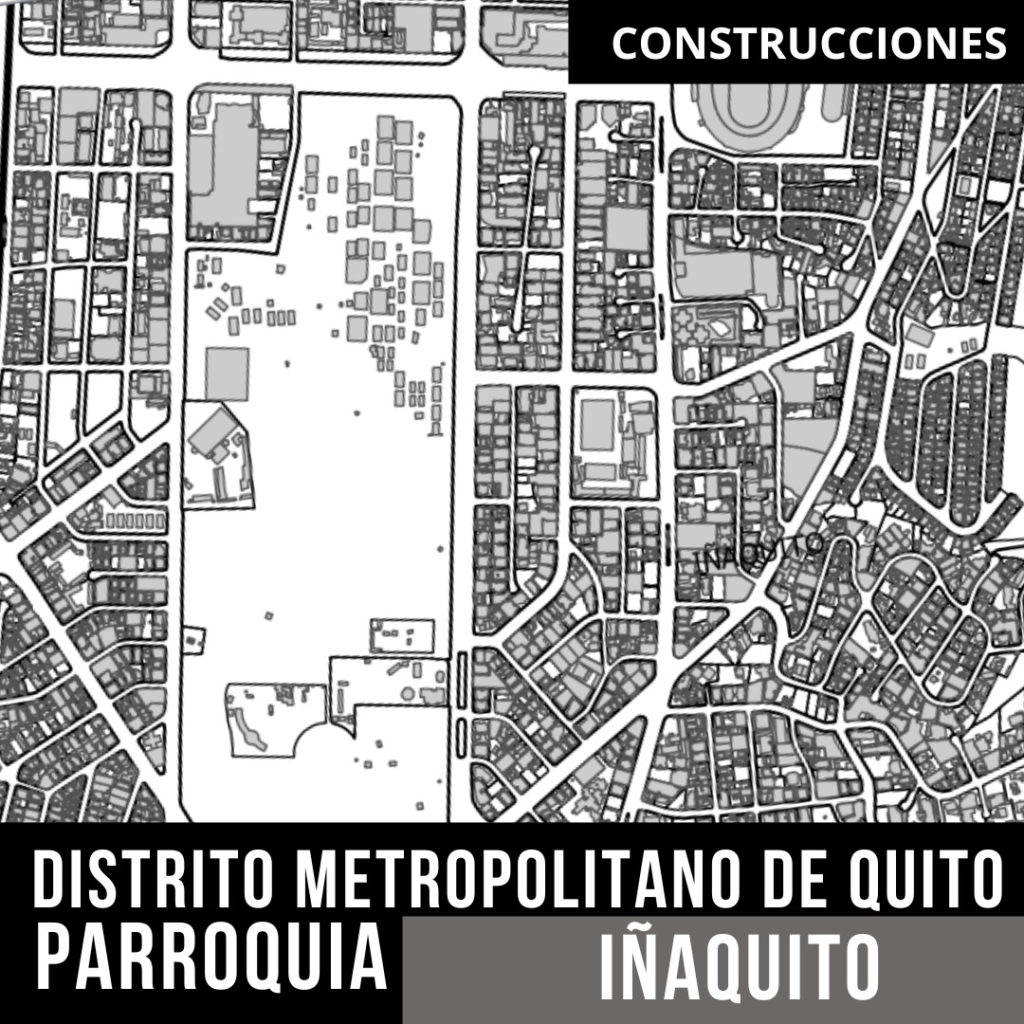 MAPA PREDIAL PARROQUIA IÑAQUITO DM QUITO + CURVAS DE NIVEL ...