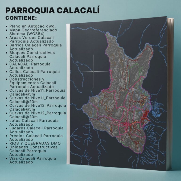 CALACALÍ PARROQUIA MAPA PREDIAL Y TOPOGRÁFICO (CURVAS DE NIVEL) DM ...