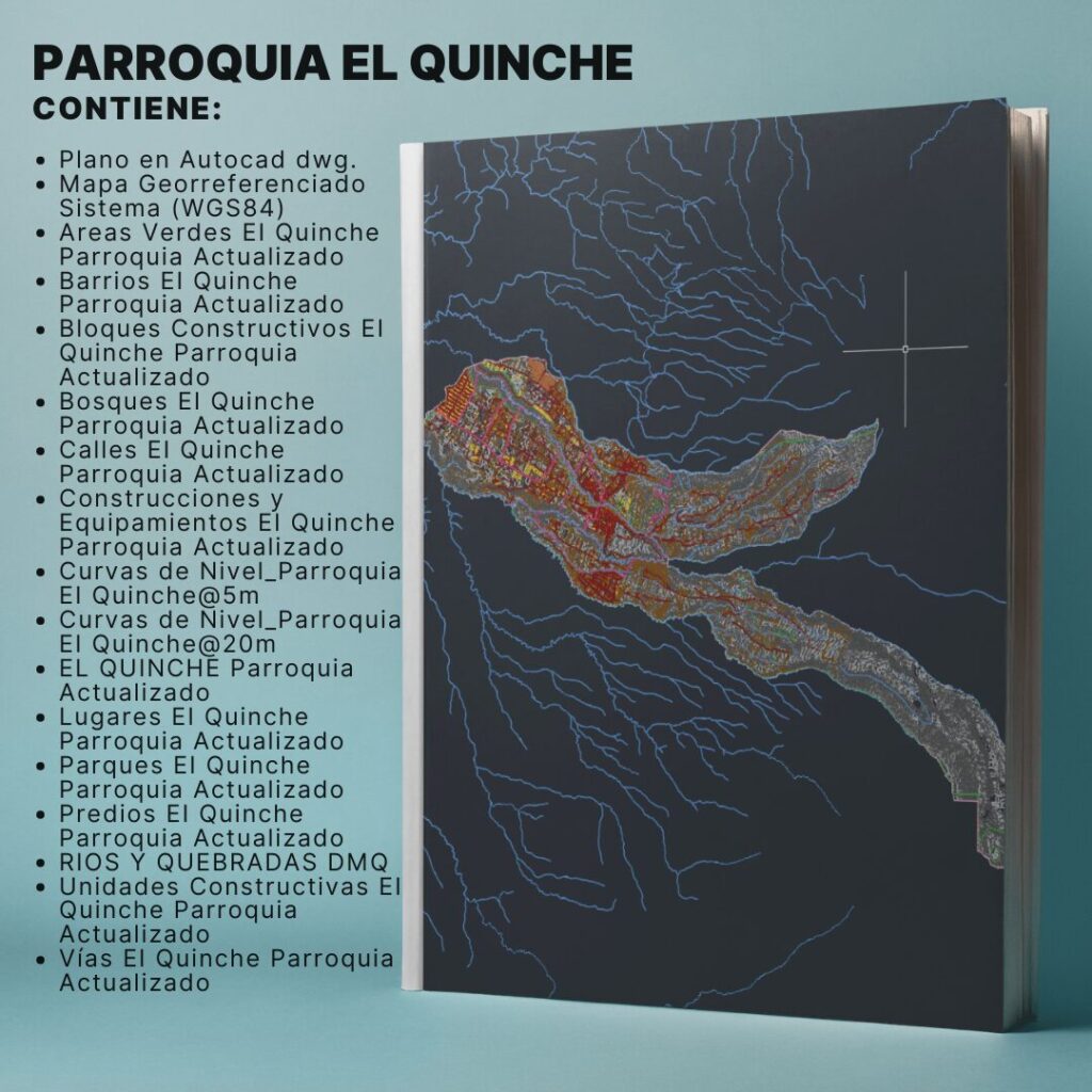 EL QUINCHE PARROQUIA MAPA PREDIAL Y TOPOGRÁFICO (CURVAS DE NIVEL) DM ...