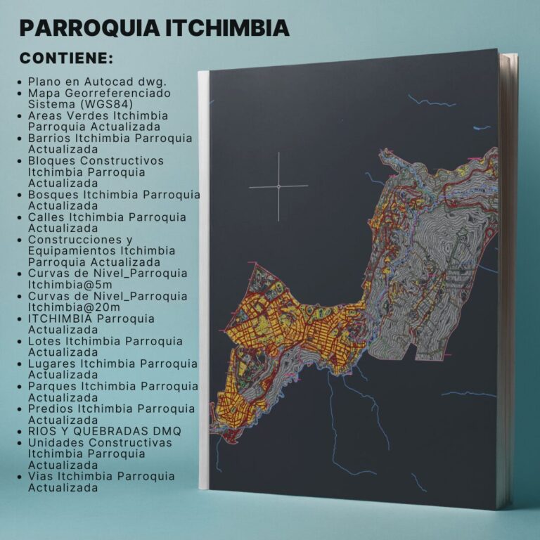 ITCHIMBIA PARROQUIA MAPA PREDIAL Y TOPOGRÁFICO (CURVAS DE NIVEL) DM ...