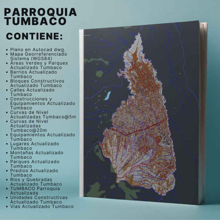 TUMBACO PARROQUIA MAPA PREDIAL Y TOPOGRÁFICO (CURVAS DE NIVEL) DM QUITO ...