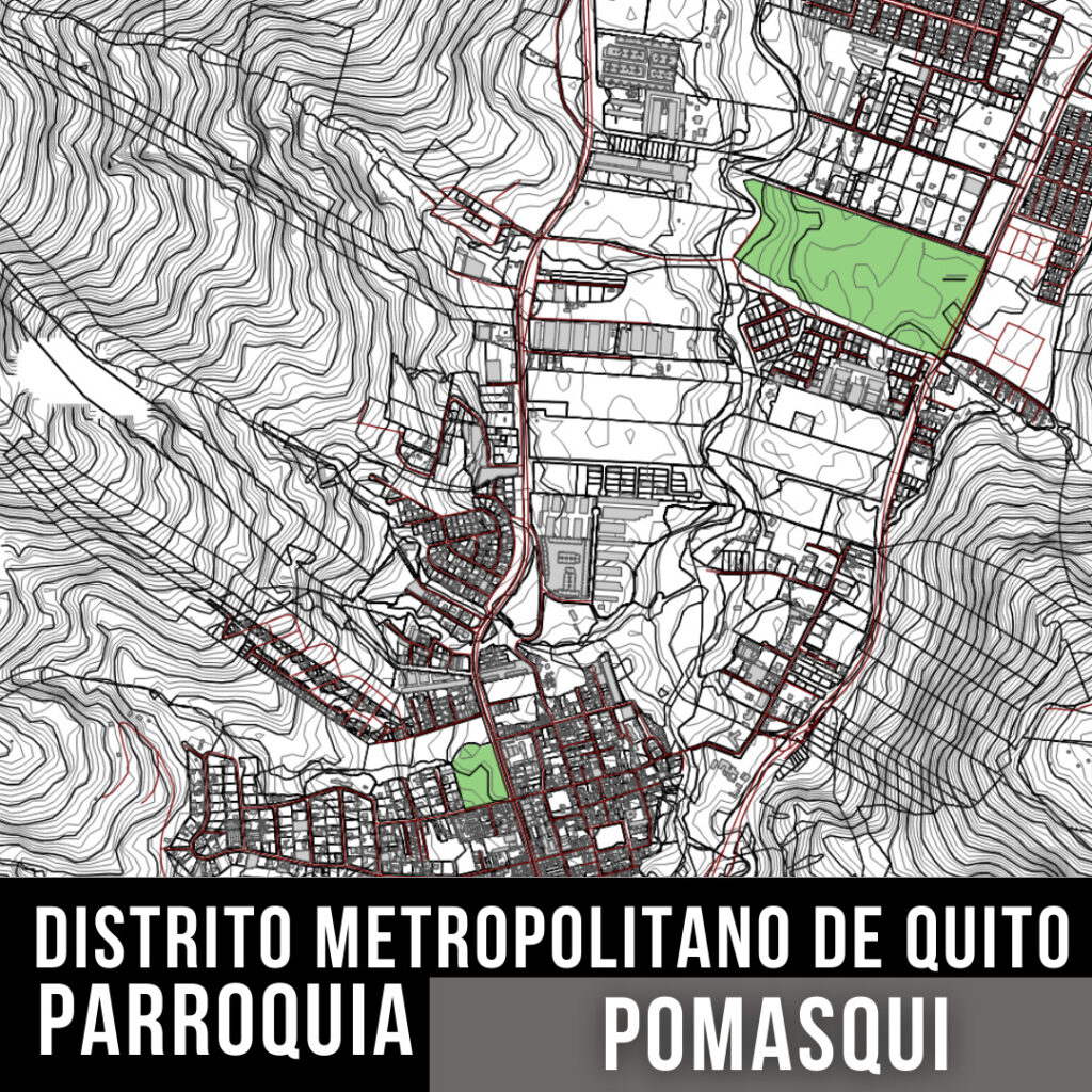 MAPA PREDIAL PARROQUIA POMASQUI DM QUITO + CURVAS DE NIVEL ...