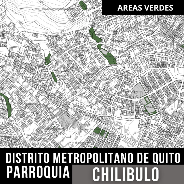 MAPA PREDIAL PARROQUIA CHILIBULO DM QUITO + CURVAS DE NIVEL ...