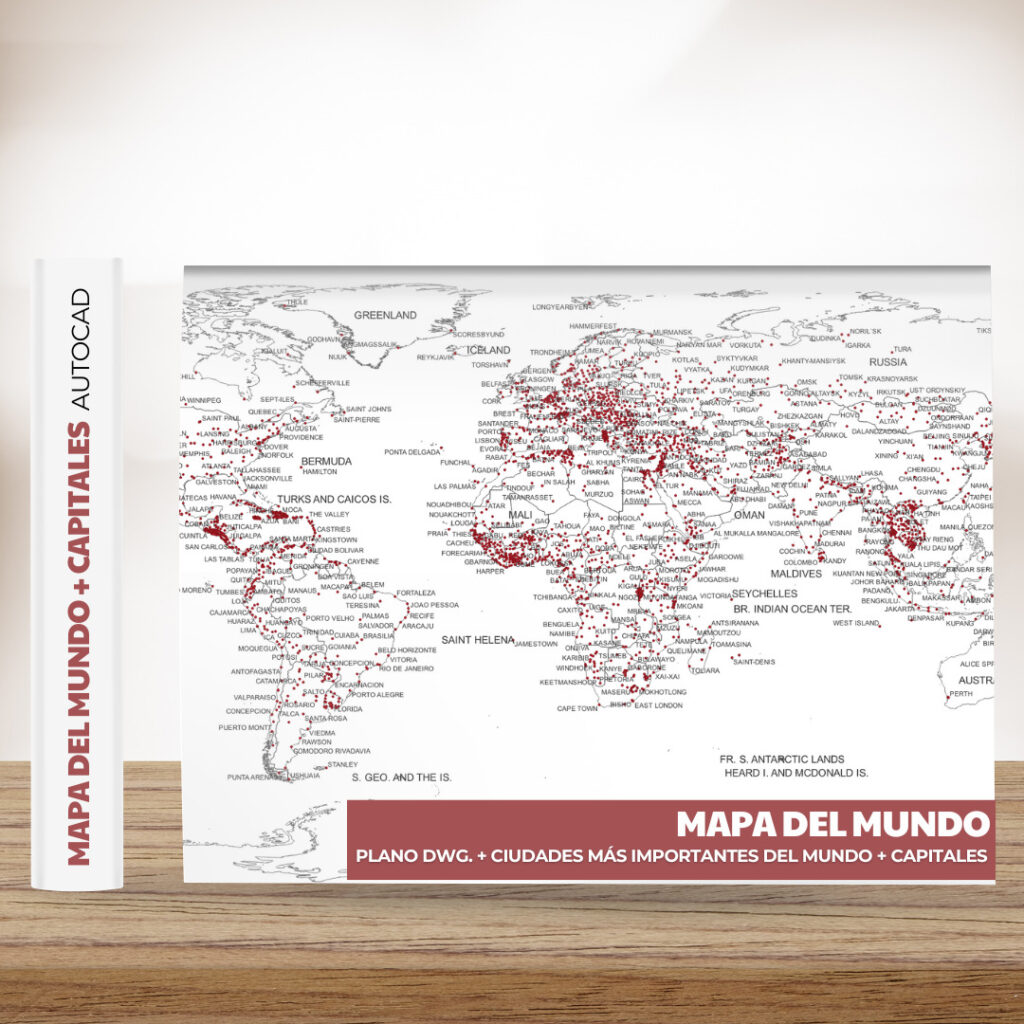 MAPA MUNDI AUTOCAD PAISES, CAPITALES Y CIUDADES MAS IMPORTANTES DEL ...
