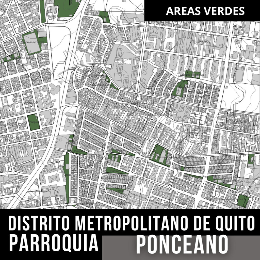 MAPA PREDIAL PARROQUIA PONCEANO DM QUITO + CURVAS DE NIVEL ...