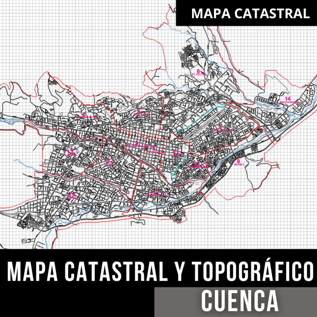 DESCARGA GRATIS MAPA DE CUENCA EN AUTOCAD - ARQUITECTURA ID-ART