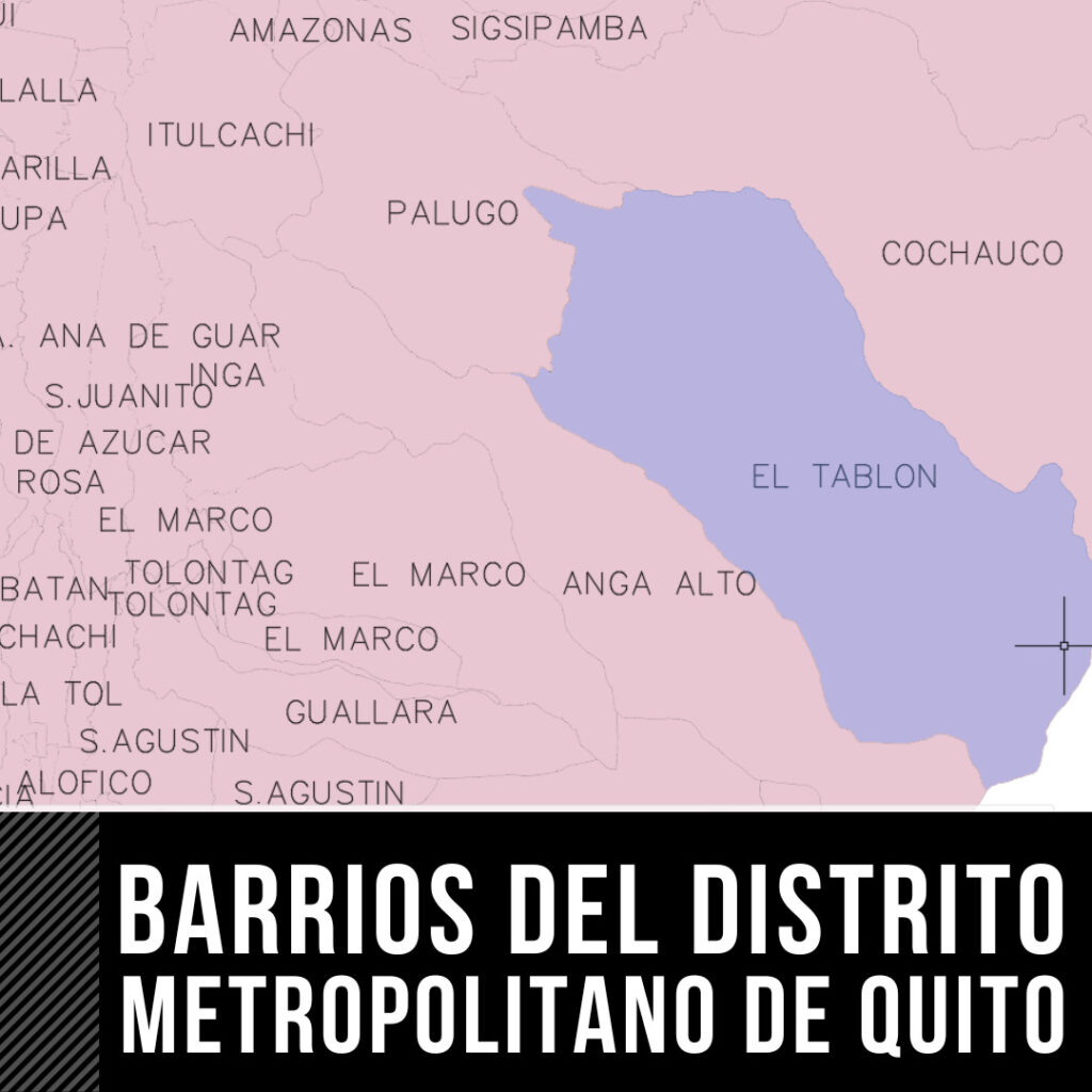 Descarga el Mapa de los Barrios de Quito en AutoCAD para tus Proyectos ...