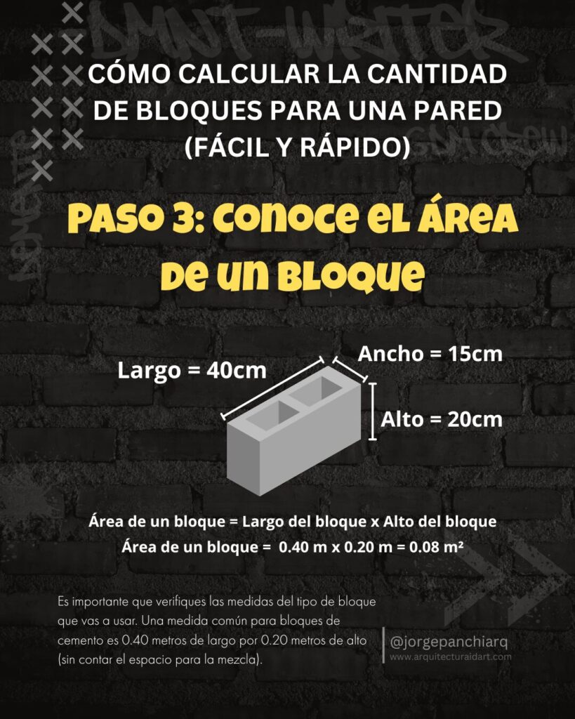 CÓMO CALCULAR LA CANTIDAD DE BLOQUES PARA UNA PARED (FÁCIL Y RÁPIDO ...